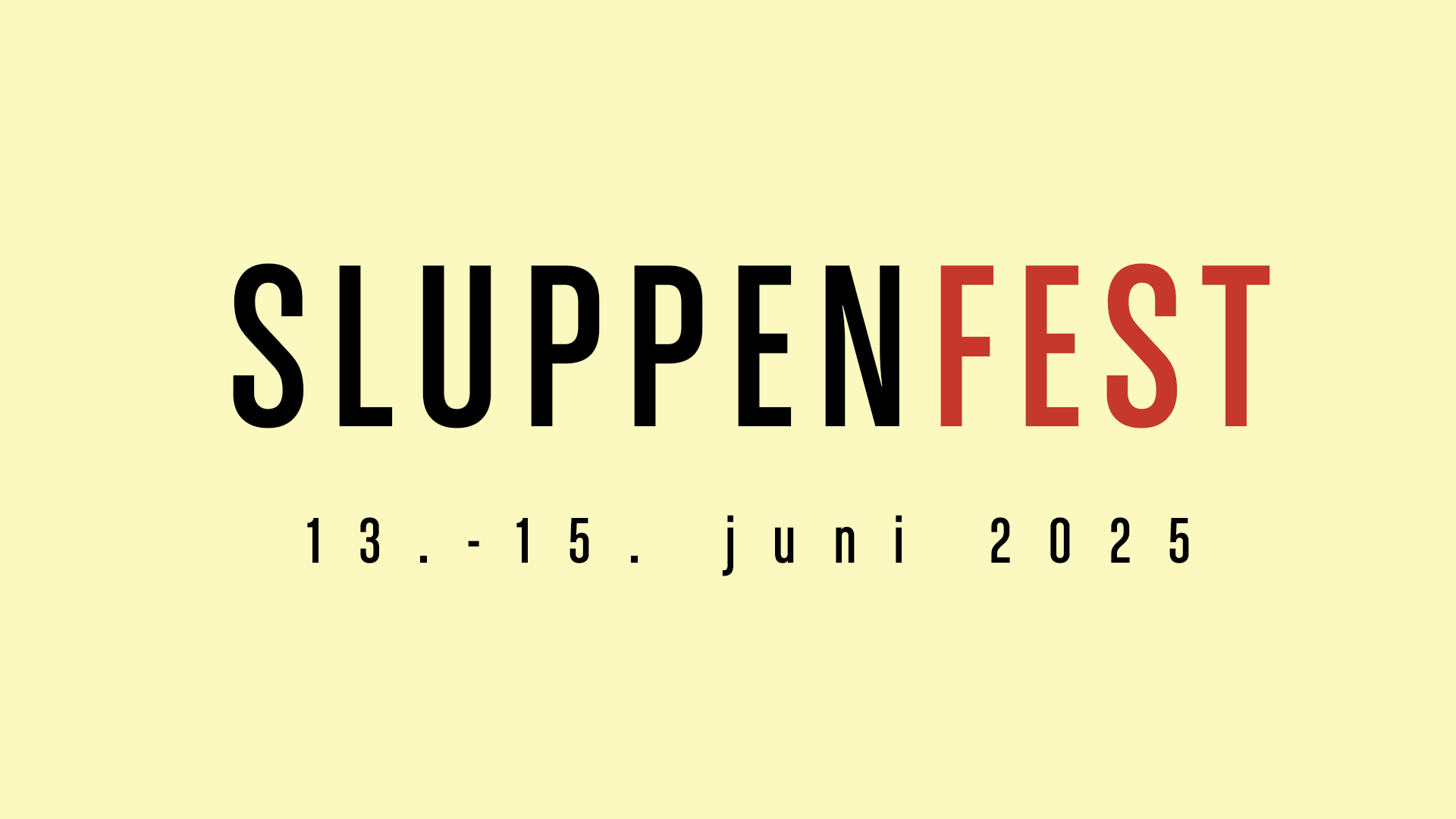 Sluppenfest 2025 - Sluppen